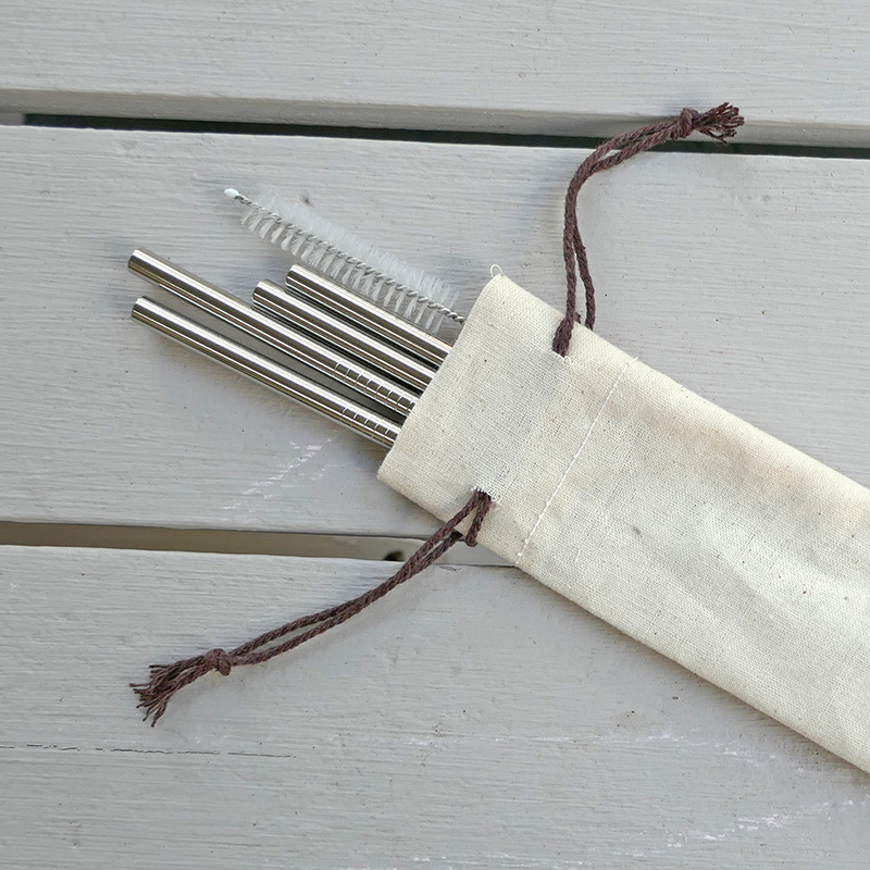 Stainless Steel Straw - 4-pack